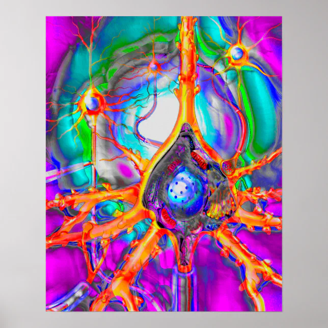 Neuron poster | Zazzle