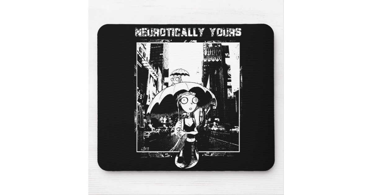 Neurotically Yours Comic Art Mousepad | Zazzle