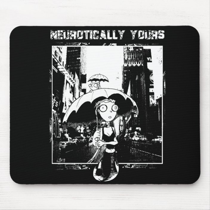 Neurotically Yours Comic Art Mousepad | Zazzle.com