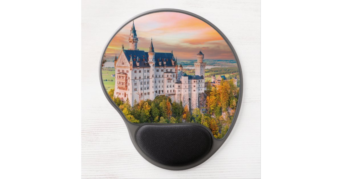 Neuschwanstein castle Bavaria Gel Mouse Pad | Zazzle