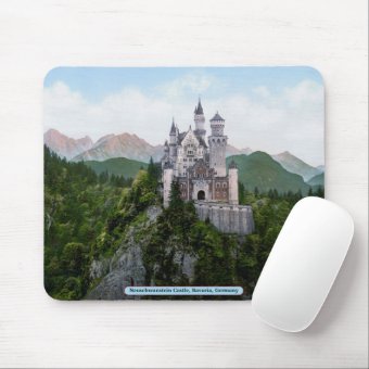 Neuschwanstein Castle, Bavaria, Germany Mouse Pad | Zazzle