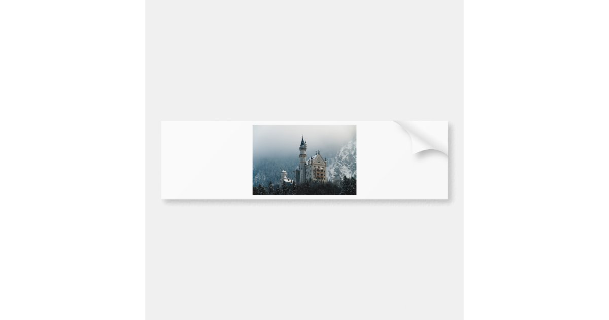 Neuschwanstein Castle Bumper Sticker | Zazzle