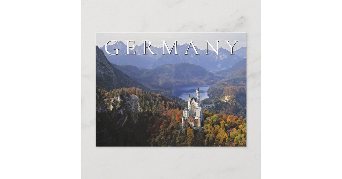 Neuschwanstein Castle | Germany, Bavaria Postcard | Zazzle