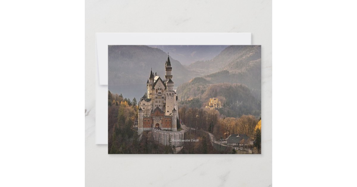 Neuschwanstein Castle, Germany Card | Zazzle