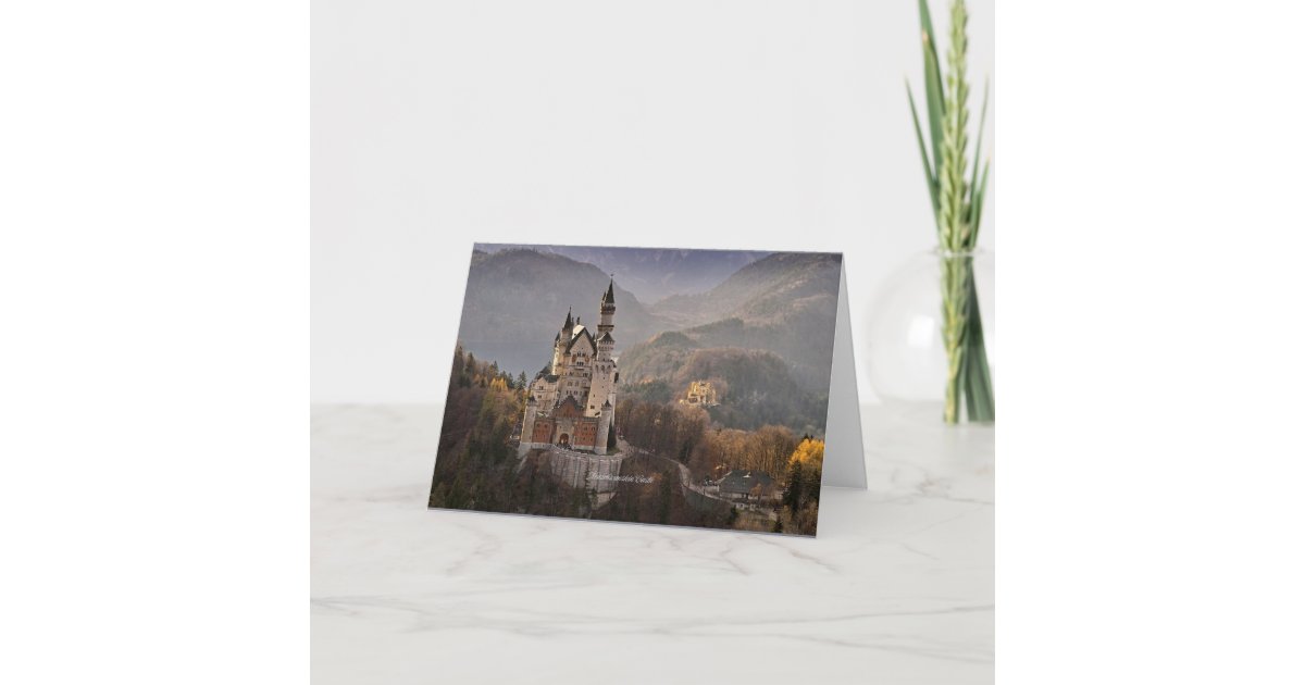 Neuschwanstein Castle, Germany Card | Zazzle