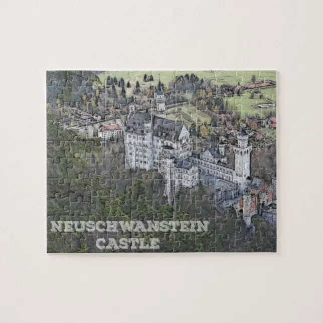 Neuschwanstein Castle Germany Jigsaw Puzzle | Zazzle
