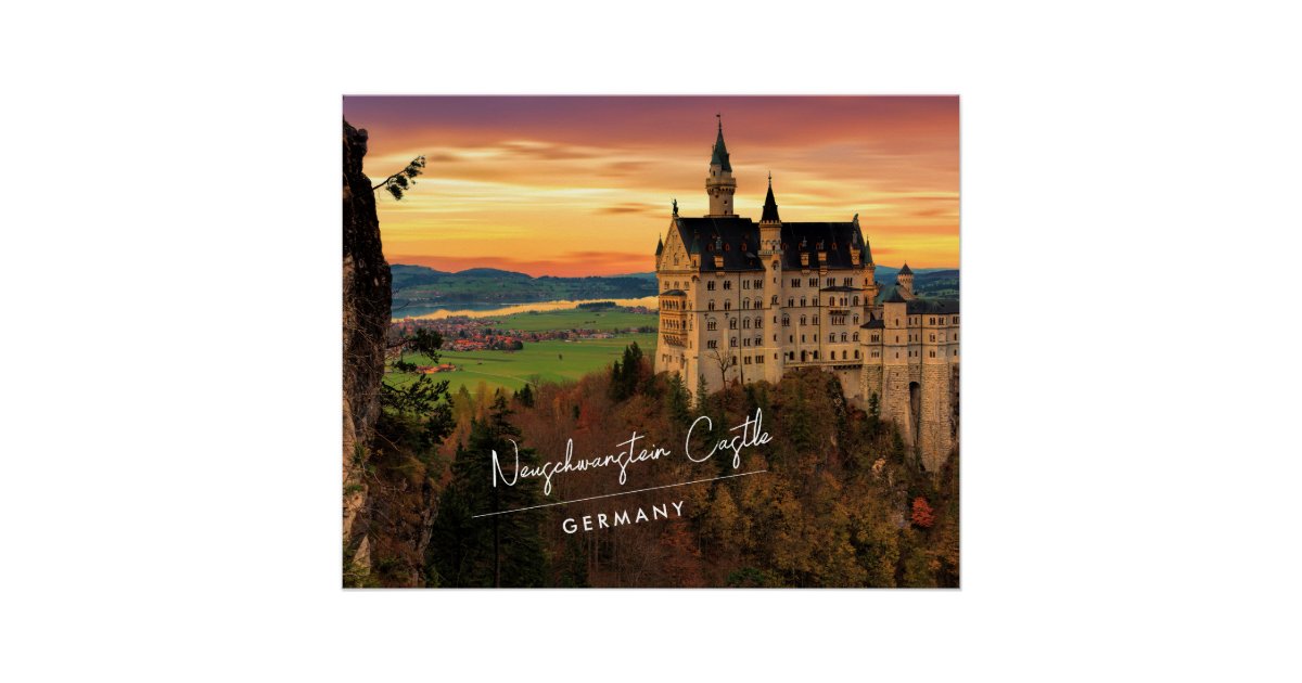 Neuschwanstein Castle Germany Poster | Zazzle