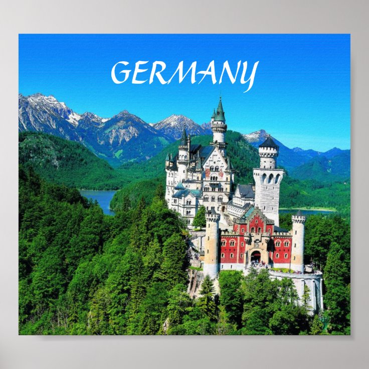 NEUSCHWANSTEIN CASTLE, GERMANY POSTER | Zazzle