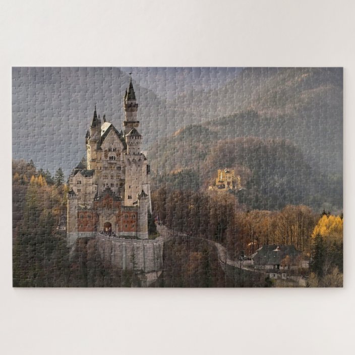 Neuschwanstein castle jigsaw puzzle | Zazzle.com
