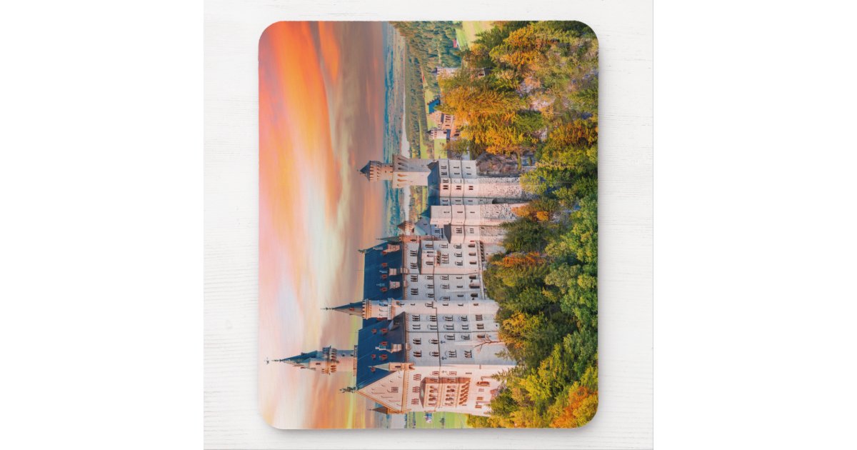 Neuschwanstein castle mouse pad | Zazzle