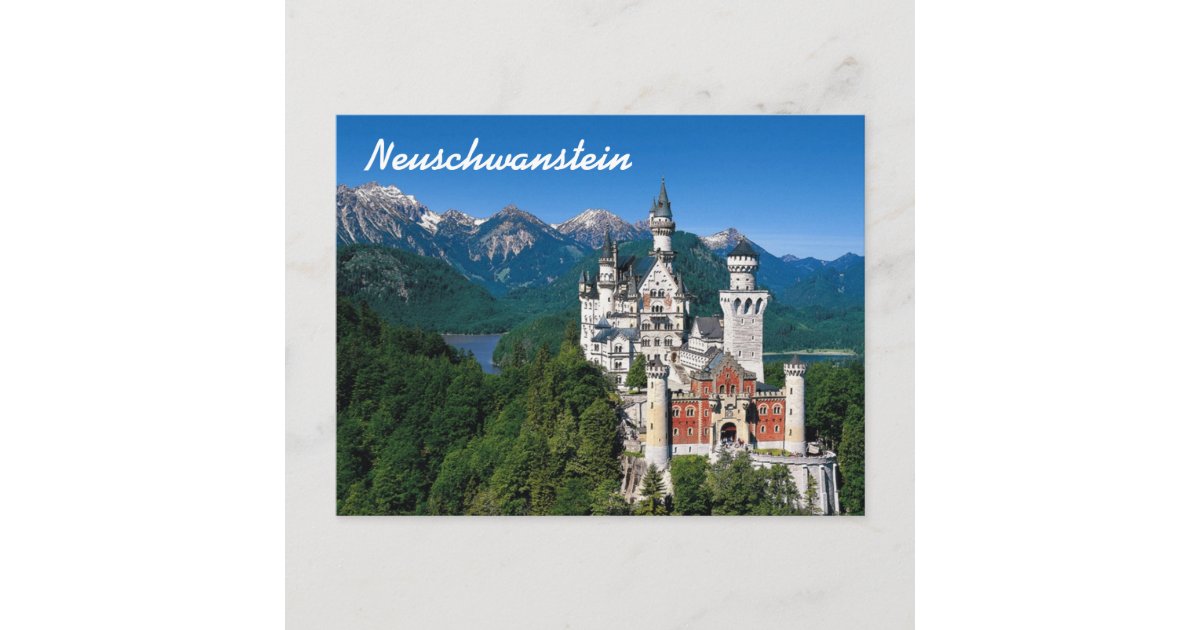 Neuschwanstein Castle Postcard | Zazzle