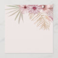 Neutral Boho Botanical Wedding Thank You Card | Zazzle
