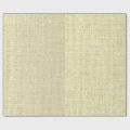 Neutral Burlap Wrapping Paper | Zazzle