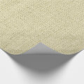 Neutral Burlap Wrapping Paper | Zazzle