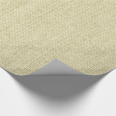 Neutral Burlap Wrapping Paper | Zazzle