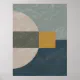 Neutral Half Circle Custom Boy Art Poster | Zazzle