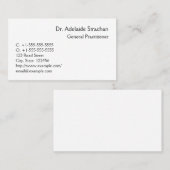 Neutral Medical Professional Business Card | Zazzle