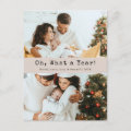 Neutral Photo Holiday Postcard | Zazzle
