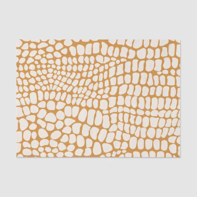 Neutral Snake Skin Print Decoupage Tissue Paper | Zazzle