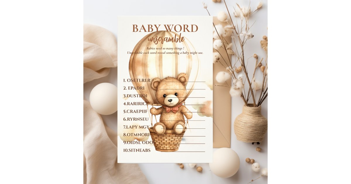 Neutral We Can Bearly Wait Flyer | Zazzle