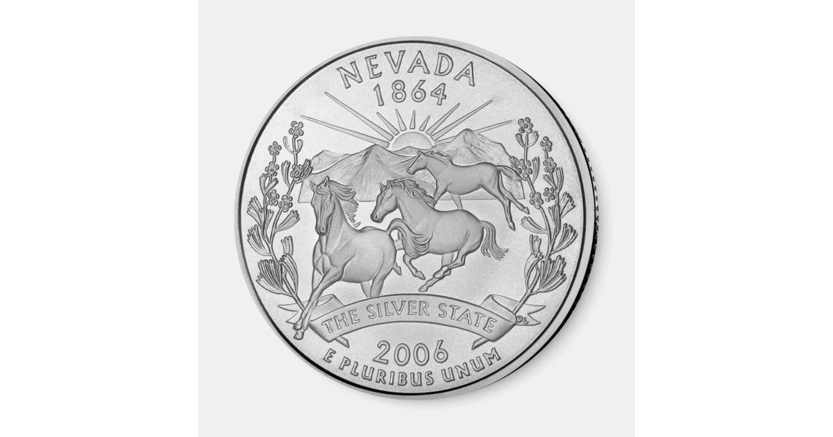 Nevada 2006_NV_Unc Magnet | Zazzle
