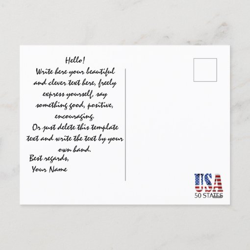 Nevada American state on a map and useful info Holiday Postcard | Zazzle