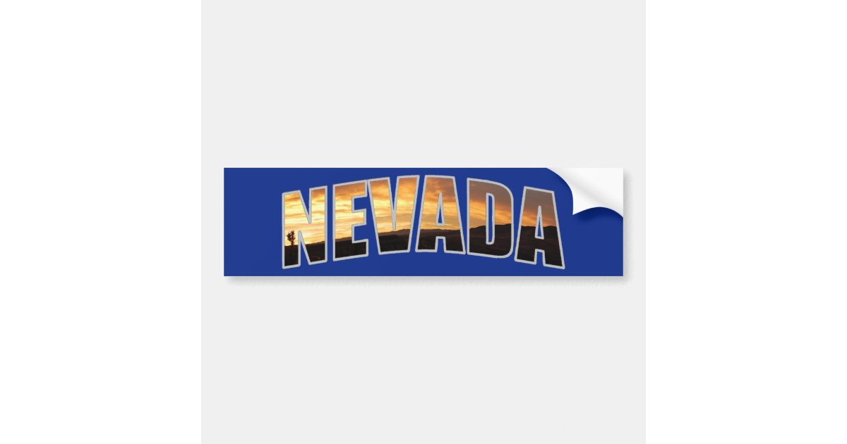 Nevada Bumper Sticker | Zazzle