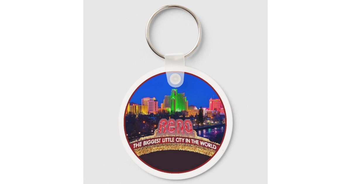 NEVADA Reno Keychain | Zazzle