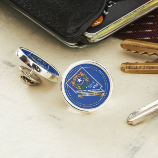 Nevada Sesquicentennial 150th anniversary Lapel Pin | Zazzle