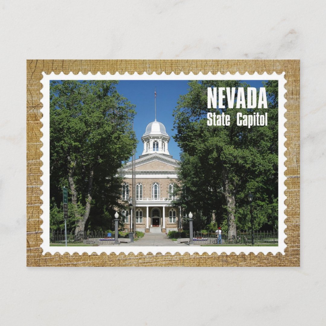 Nevada State Capitol Building, Carson City Postcard | Zazzle