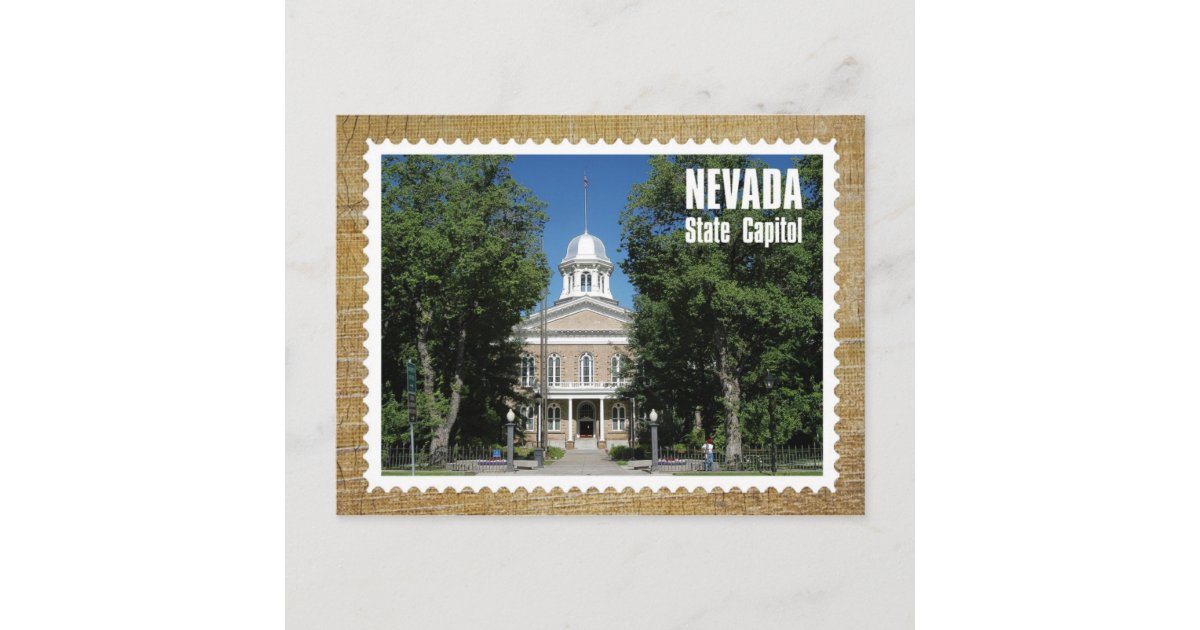 Nevada State Capitol Building, Carson City Postcard | Zazzle