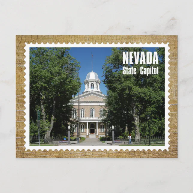 Nevada State Capitol Building, Carson City Postcard | Zazzle