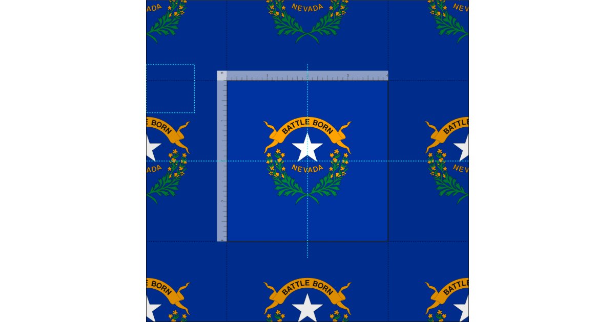 Nevada State Flag Fabric | Zazzle