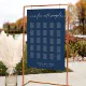 NEVE Wedding Seating Chart Foam Board Sign | Zazzle