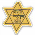 NEVER AGAIN Jewish Self-Defense Tavor Sticker | Zazzle