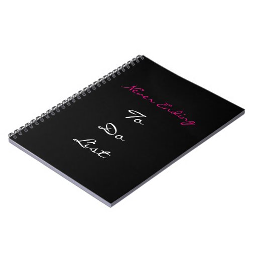 Never Ending To Do List Notebook | Zazzle