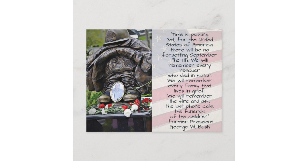 Never Forget 911 September 11th Memorabilia Postcard | Zazzle
