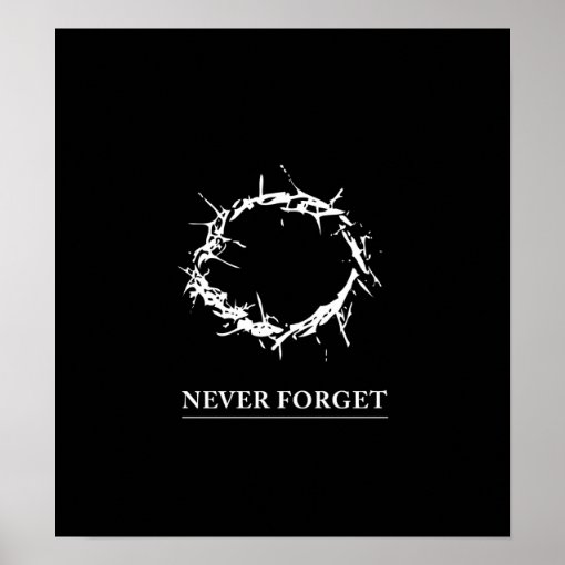 Never Forget - Poster (customizable) | Zazzle