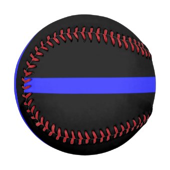 Never Forget Thin Blue Line Baseball | Zazzle