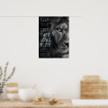 Never Lose Focus - Lion Motivation Poster | Zazzle