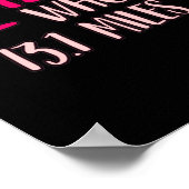 Never Mess With Mama Half Marathon Runner Running Poster | Zazzle