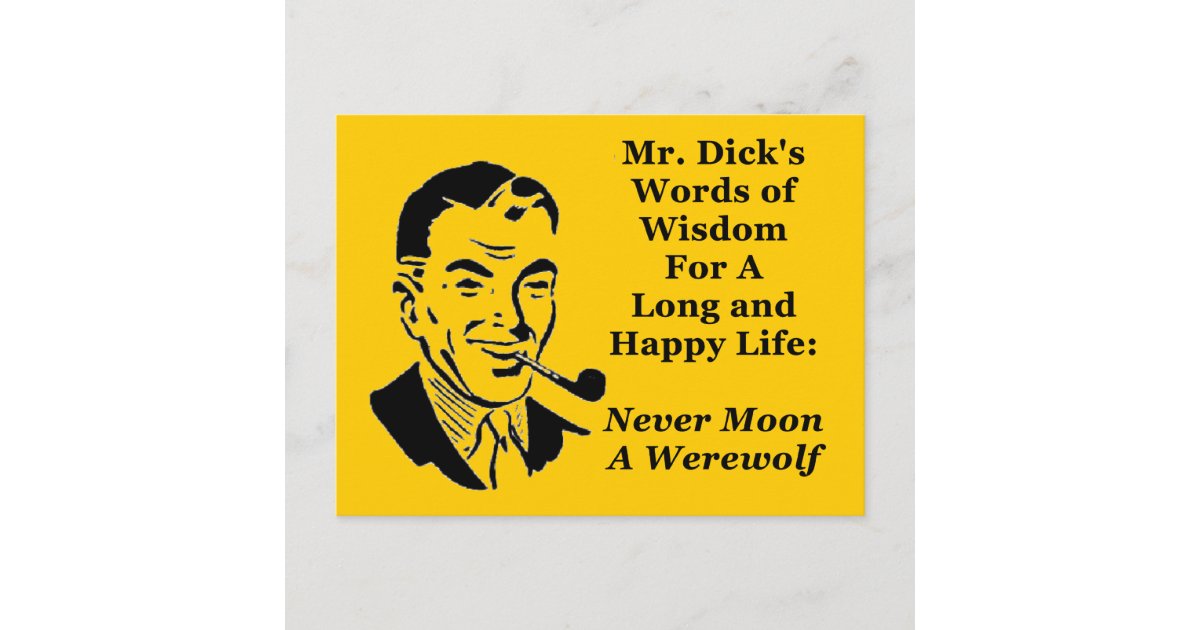 Never Moon A Werewolf Postcard | Zazzle