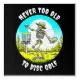 Never Too Old to Disc Golf | Skeleton Throwing Acrylic Print | Zazzle