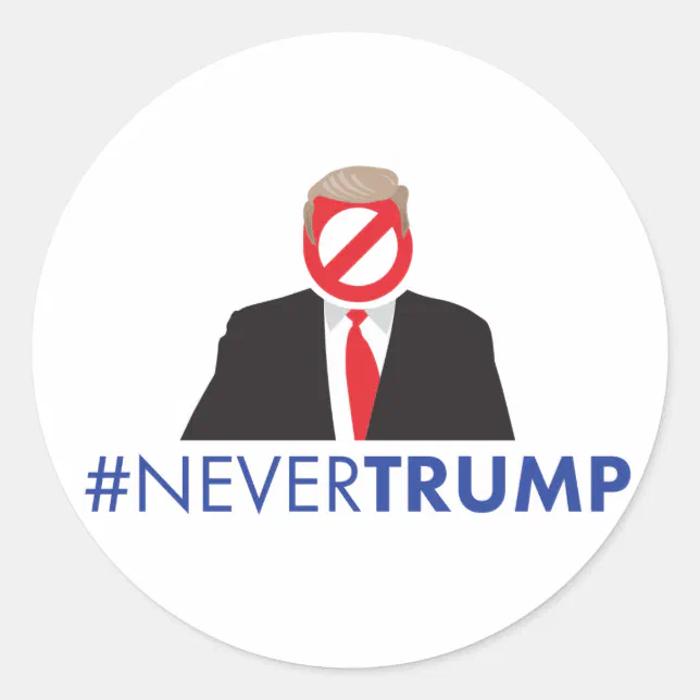 Never Trump Sticker | Zazzle