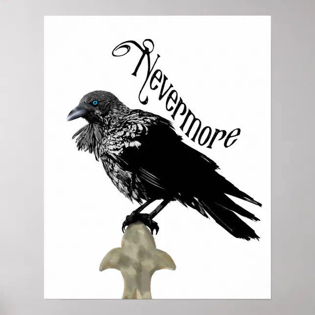 Nevermore Raven Poster | Zazzle
