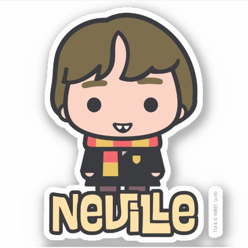 Neville Longbottom Cartoon Character Art Sticker | Zazzle