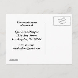 New Address Announcement Postcard | Zazzle
