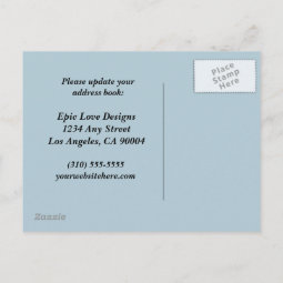 New Address Business Moving Offices Announcement Postcard | Zazzle