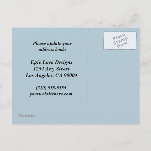 New Address Business Moving Offices Announcement Postcard | Zazzle