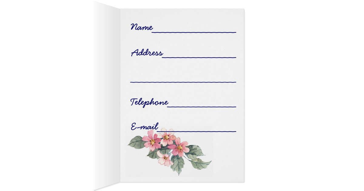 New Address - Card | Zazzle